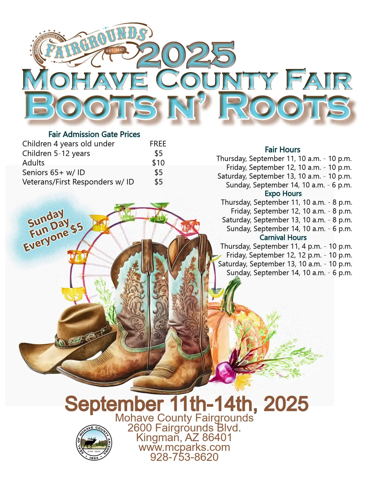 Annual County Fair | Mohave County Parks